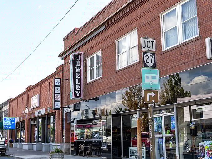 Downtown's brick buildings line up like old friends catching up on the latest gossip, their weathered facades housing businesses that have seen trends come and go.