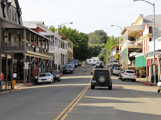 Downtown Sutter Creek offers a perfect afternoon stroll where the hardest decision is which historic building to photograph first. Main Street never looked so inviting.