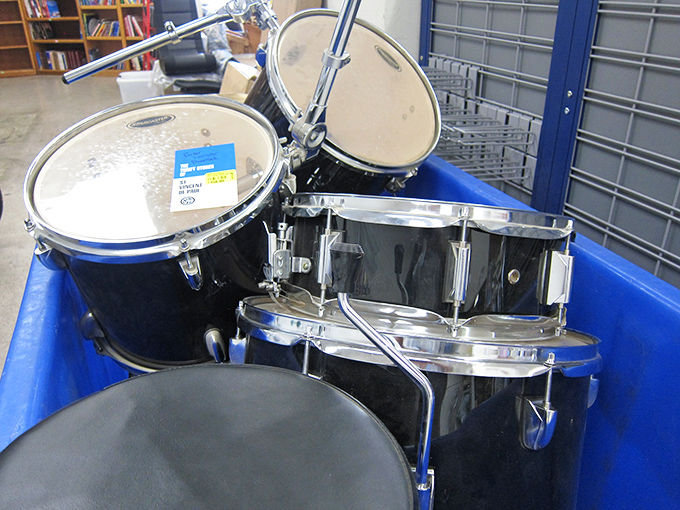 A drummer's dream at a fraction of retail price. These percussion pieces are ready to annoy neighbors and inspire the next generation of musicians.