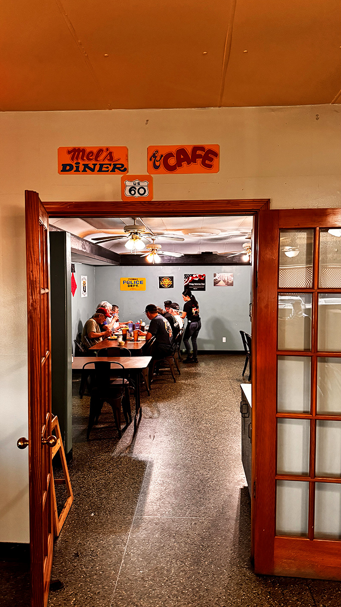 The entrance to Mel's isn't just a doorway&mdash;it's a portal to a world where calories don't count and breakfast is served all day.