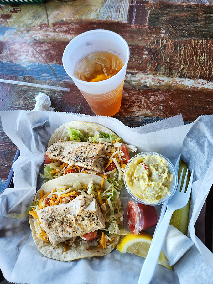 Fish tacos that make you want to high-five the chef and propose marriage to whoever caught the fish.