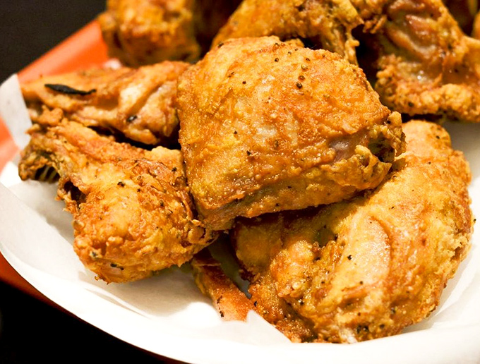 Fried chicken so perfectly golden it deserves its own Instagram account. That crust contains secrets scientists should be studying.
