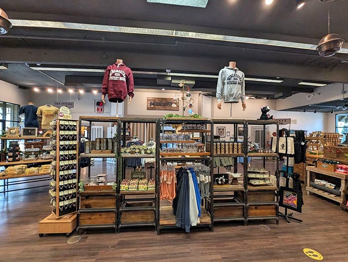 The gift shop offers Winchester-themed souvenirs for those who want to take home a piece of the mystery&mdash;minus the staircases to nowhere.