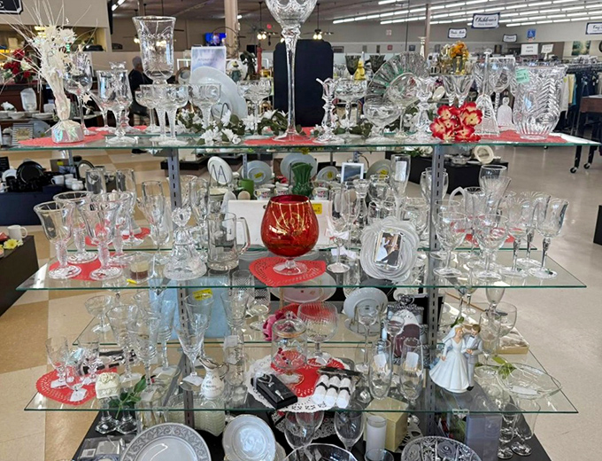 Crystal and glassware that would make your grandmother swoon. Perfect for elevating your next dinner party from "nice" to "remember when they used the fancy glasses?"