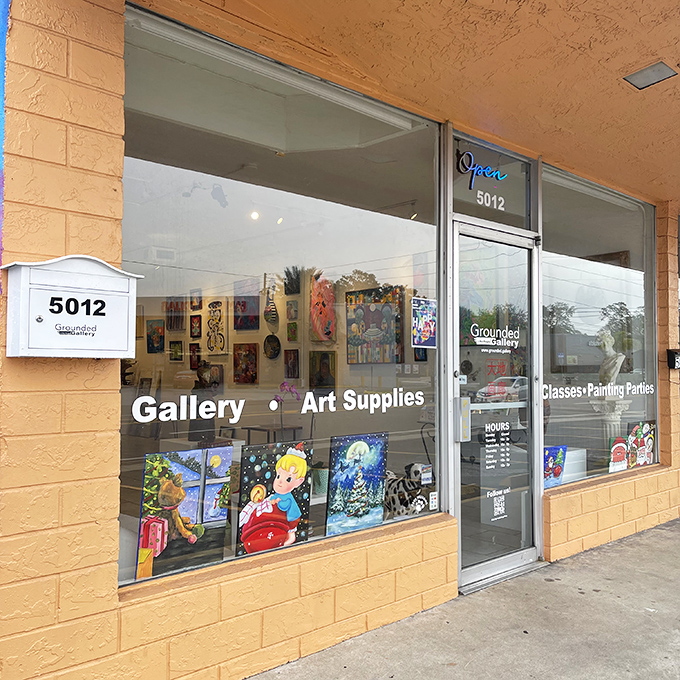 Grounded Gallery's storefront showcases local art that's more affordable than therapy and infinitely more interesting to display in your guest bathroom. 