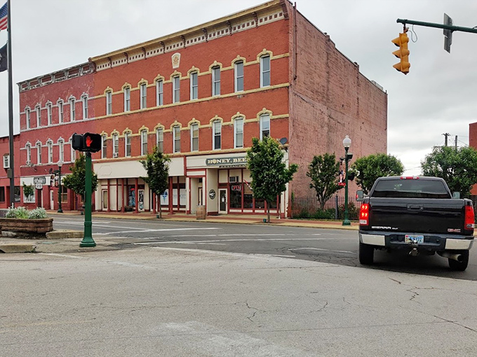 Historic brick buildings anchor downtown Geneva, where the architecture tells stories that predate everyone's Netflix subscription.