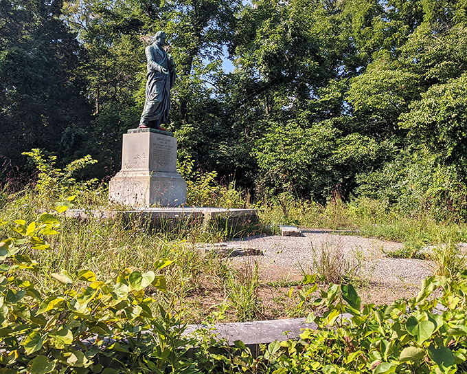 The Horace Mann Memorial stands as a quiet reminder of educational ideals in a town that still values free thinking and intellectual curiosity.
