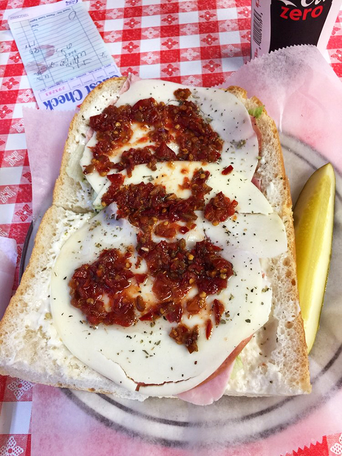 Hot peppers adding their fiery personality to sliced meats and cheese &ndash; proof that sometimes the best relationships have a little heat. 