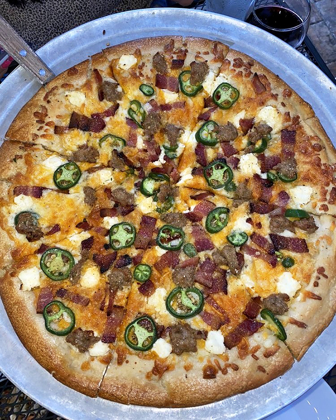 Jalape&ntilde;os, bacon, and cheese&mdash;this pizza brings the heat and satisfaction of a Florida summer romance without the drama.