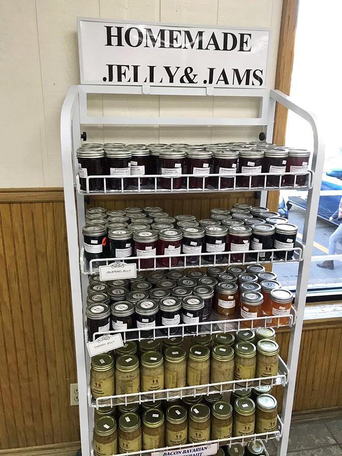 Homemade jellies and jams line the shelves like edible souvenirs &ndash; bringing a taste of Czech Stop to breakfast tables across America.