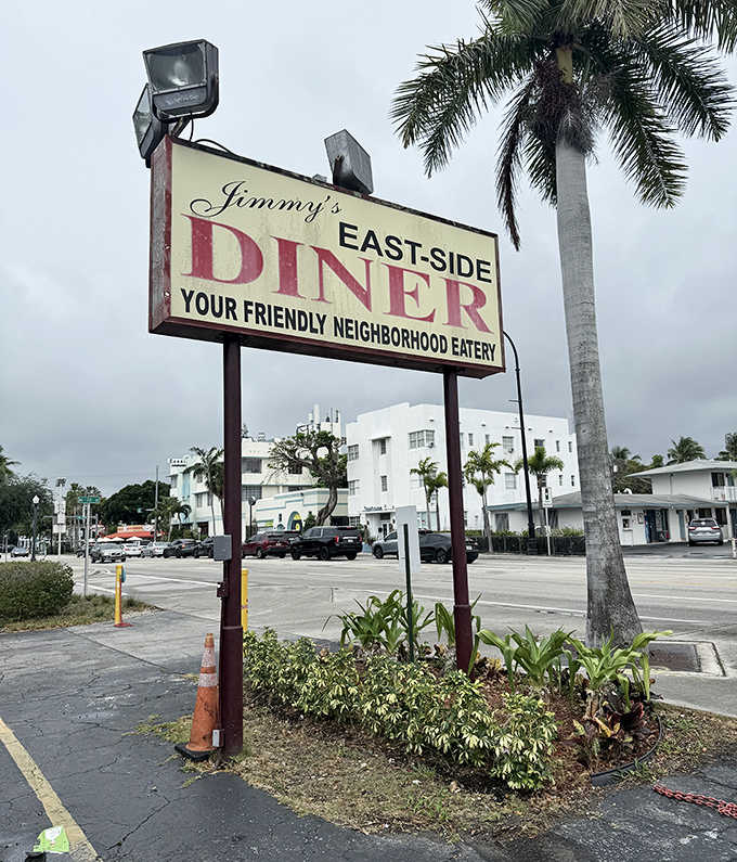 "Your Friendly Neighborhood Eatery" isn't just signage&mdash;it's truth in advertising. Jimmy's has been Miami's breakfast confidant through thick and thin.