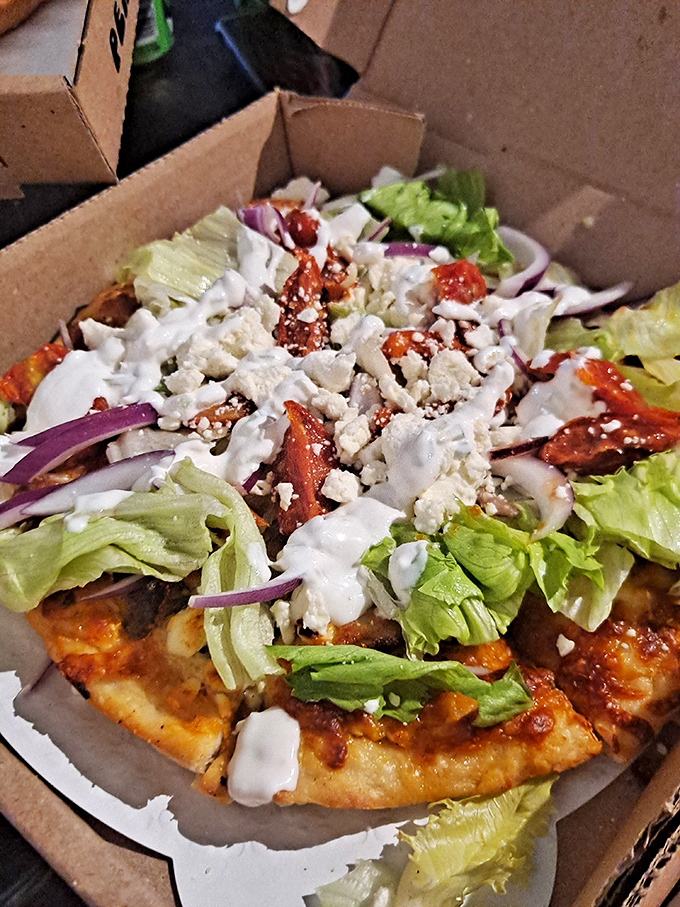 The "John Belushi" pizza combines meatballs and pepperoni in a combination that's both rebellious and comforting&mdash;just like its namesake.