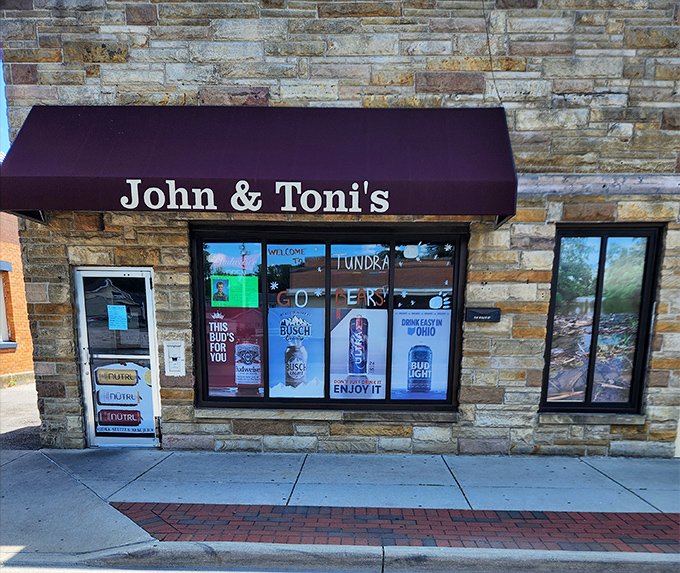 John & Toni's storefront promises cold beer and warm welcomes—the kind of place where everybody might not know your name yet, but they will soon.