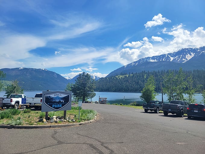 Wallowa Lake offers crystal-clear waters and mountain reflections that double the scenic value. Nature showing off its photoshop skills without digital assistance.