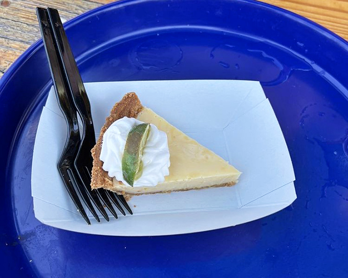 Key lime pie that strikes the perfect balance between sweet and tart. The debate over whipped cream vs. meringue ends here.