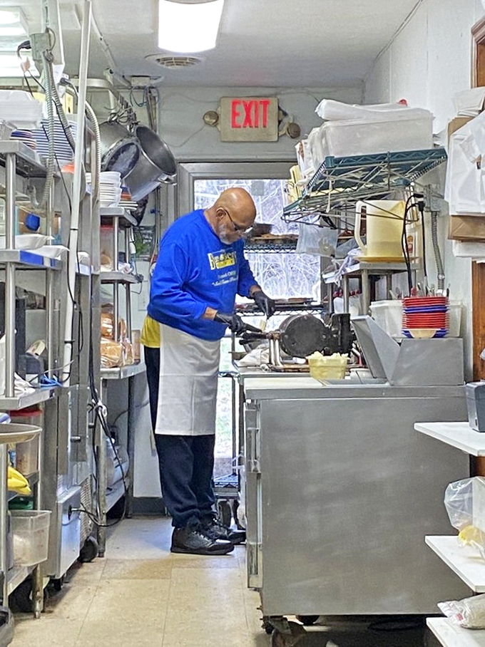 Behind every perfect pancake is a kitchen wizard working their magic in a space where efficiency meets passion.