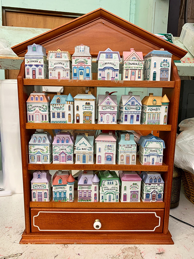 Collector's dream alert! This charming spice house village would cost a small fortune new&mdash;here it's waiting for its next caretaker.