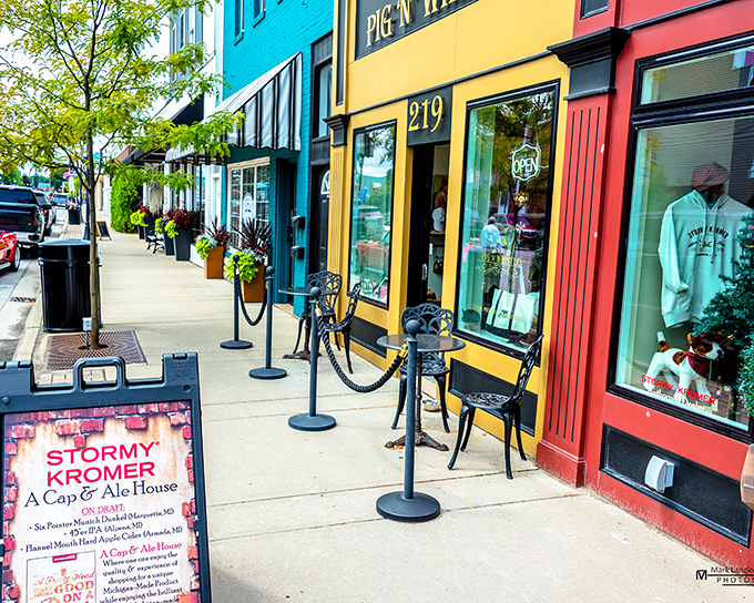Colorful storefronts line Main Street with the kind of authentic charm that corporate theme parks spend millions trying&mdash;and failing&mdash;to replicate.