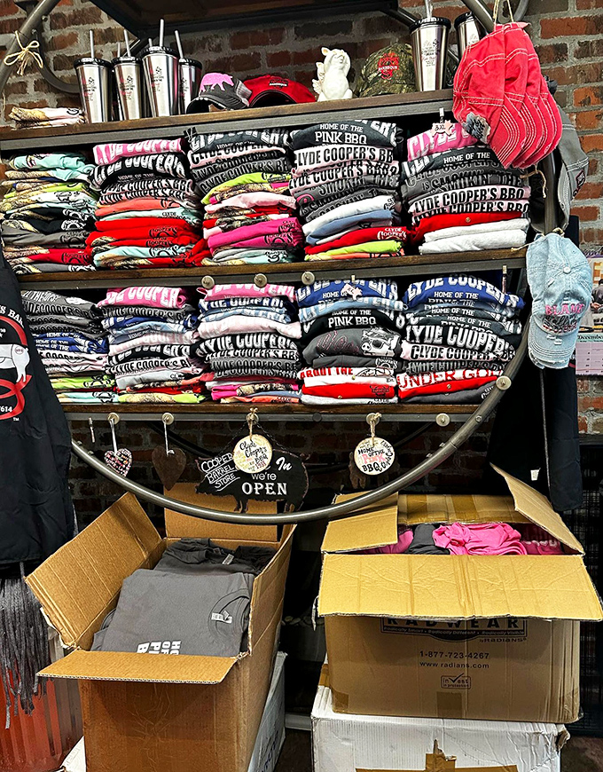 Wearable barbecue souvenirs that let you proudly display your excellent taste. These shirts are like merit badges for your stomach's achievements.