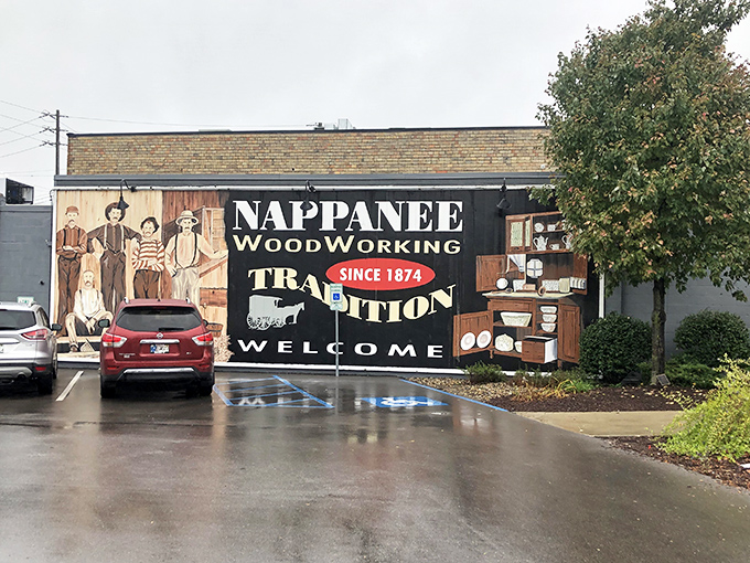 Nappanee's woodworking tradition dates back generations, with craftsmanship that values patience and precision over mass production.