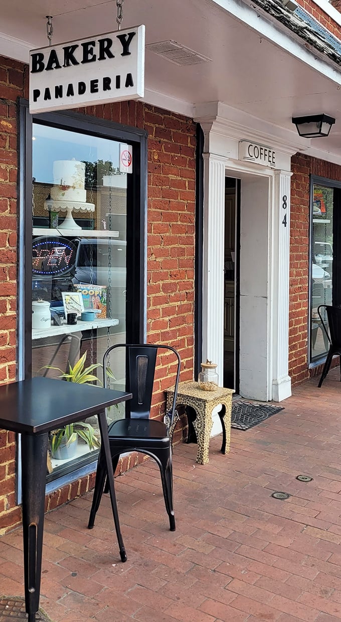 The sidewalk seating isn't just convenient&mdash;it's front-row tickets to the show that is small-town Pittsboro life.