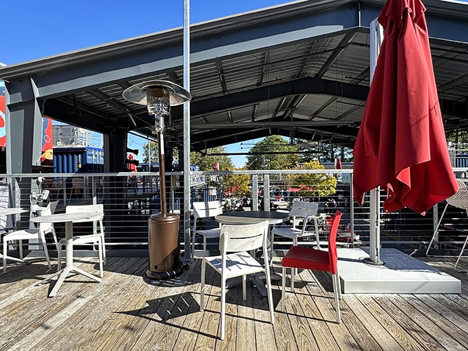 The outdoor deck&mdash;where fresh air enhances flavor and conversations flow as freely as the sweet tea. Social distancing never looked so inviting. 