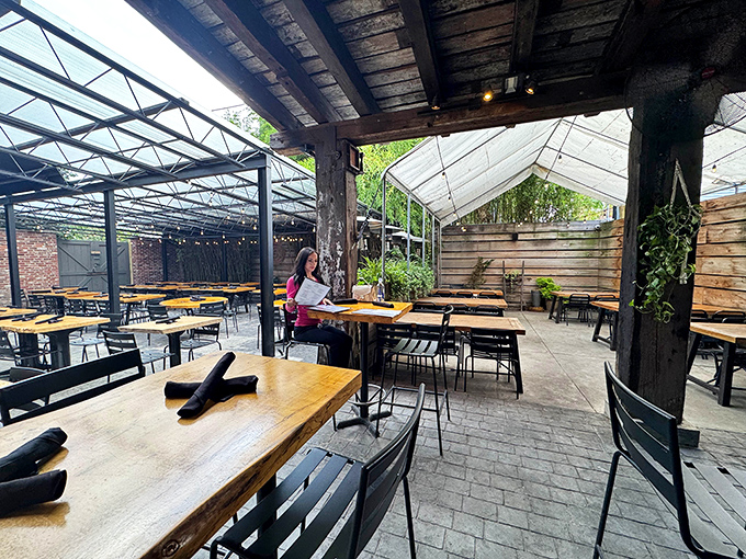 Outdoor seating that makes you want to cancel your weekend plans and linger longer.