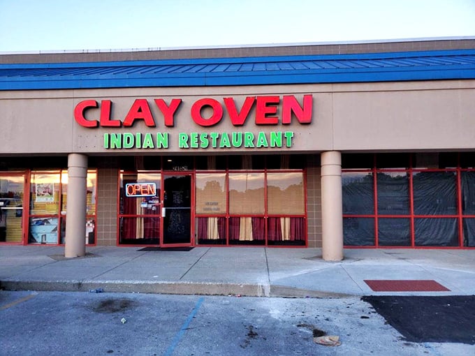 The exterior by day reveals Clay Oven's no-nonsense approach: less flash, more substance—like the best character actors who steal every scene.