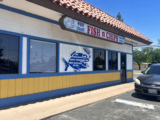 Even from the outside, you can sense this place takes its fish and chips seriously indeed.