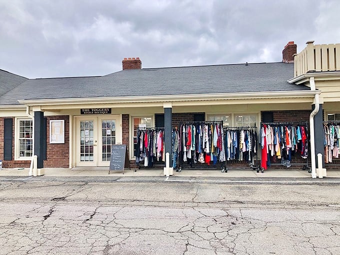 Fashion's version of a front porch&mdash;welcoming passersby with a preview of the style smorgasbord waiting just beyond those doors.