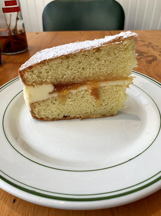 This Victoria sponge with custard filling isn't just cake&mdash;it's what angels eat when no one's looking. Worth every calorie.