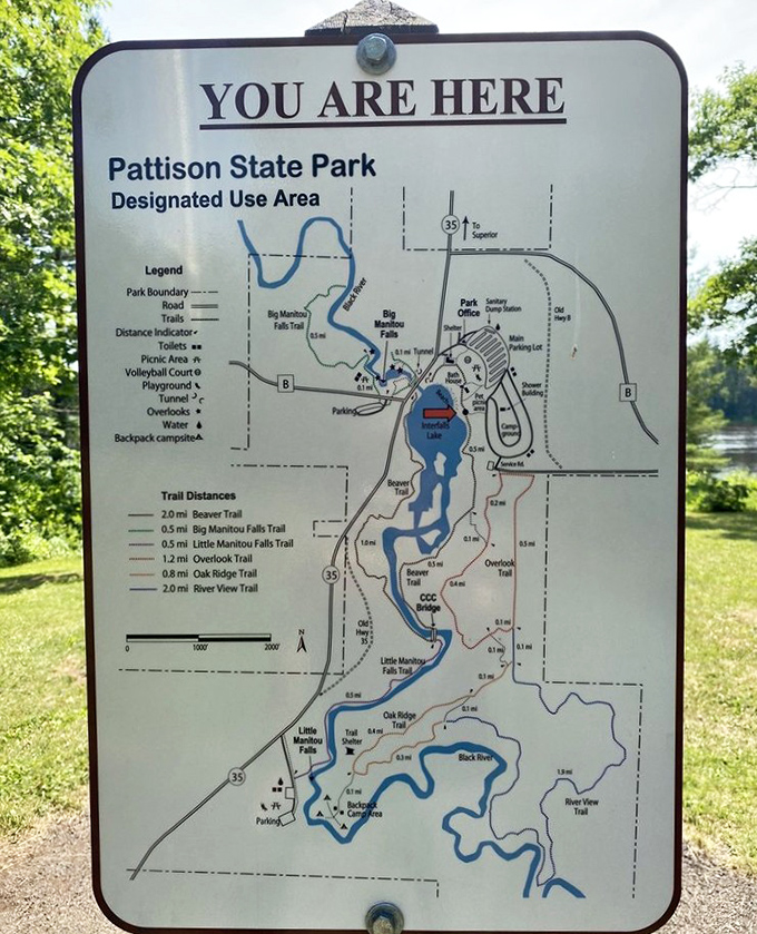 "You Are Here" has never been more reassuring. This map prevents you from becoming that person who needs a rescue helicopter.