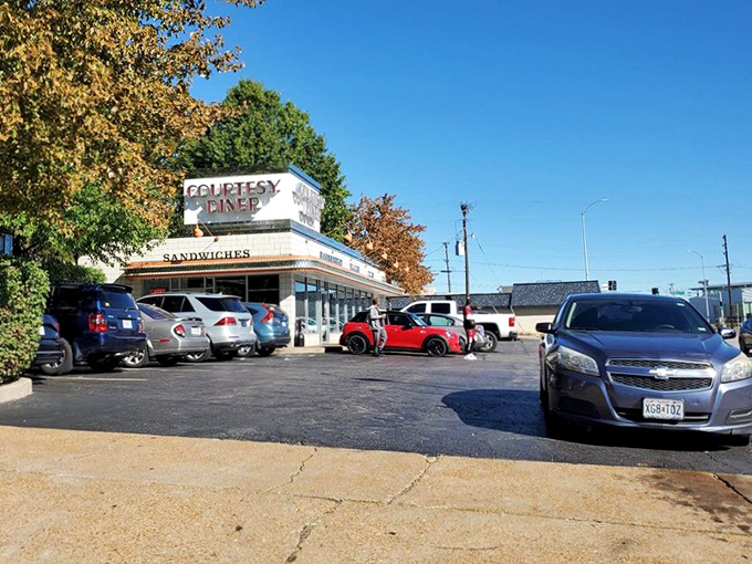 The packed parking lot tells the story better than any review could—when locals keep a place this busy, they're voting with their appetites.
