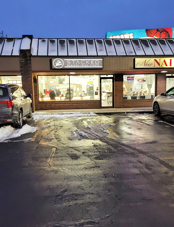 Even in winter, burger enthusiasts brave the elements&mdash;proof that no weather can stand between humans and exceptional food.