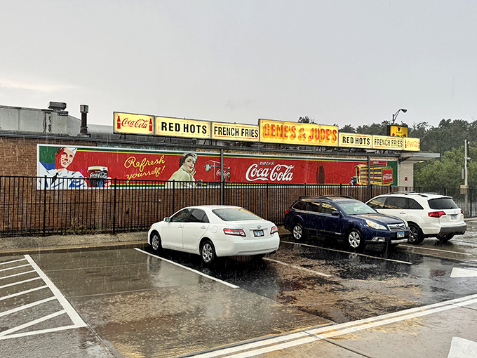 Cars become dining rooms in this parking lot, where meals taste better with a side of nostalgia.