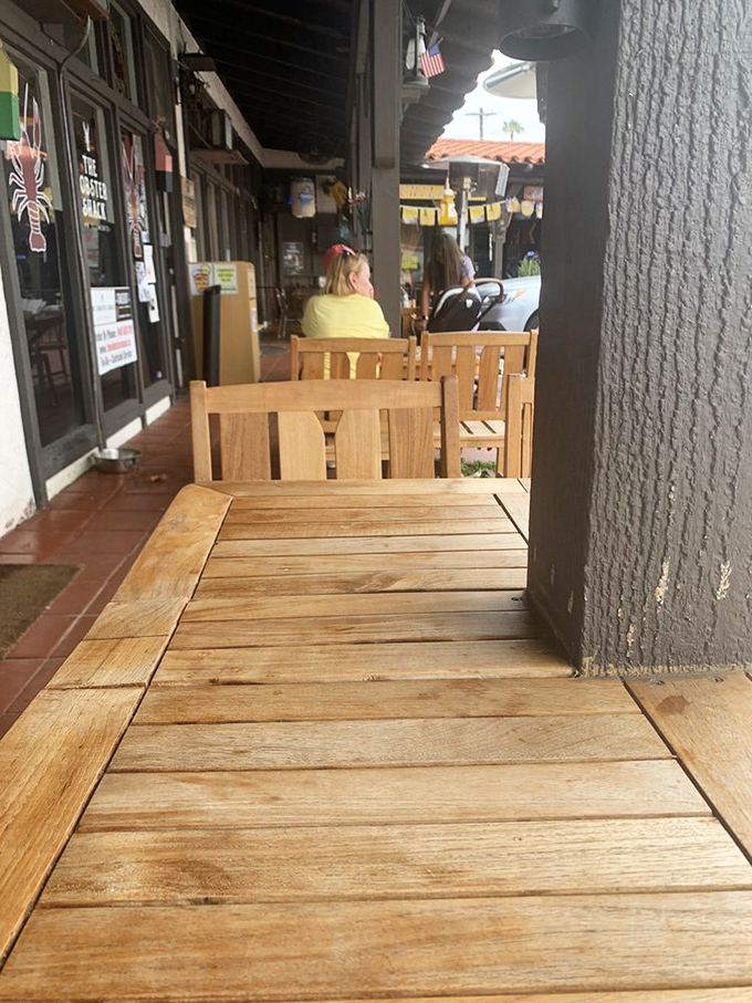 The outdoor patio offers a casual spot to enjoy your seafood when Southern California's famous weather cooperates&mdash;which is almost always.