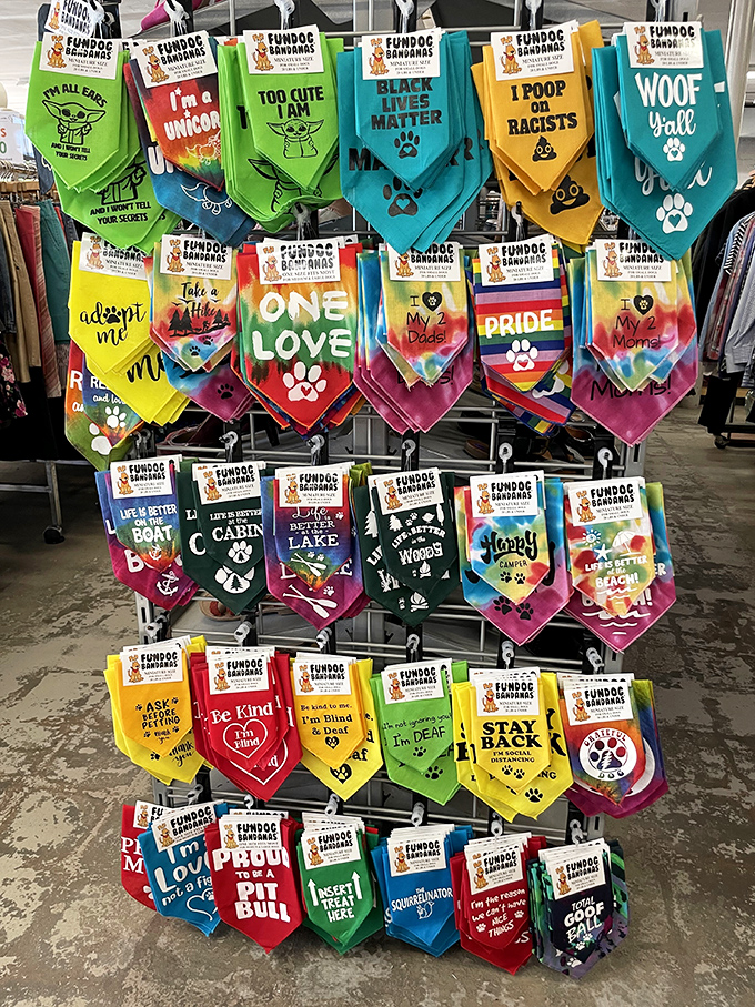 Dog bandanas with personality to spare! Your pup can make political statements or just look fabulous—either way, they're stealing the show.