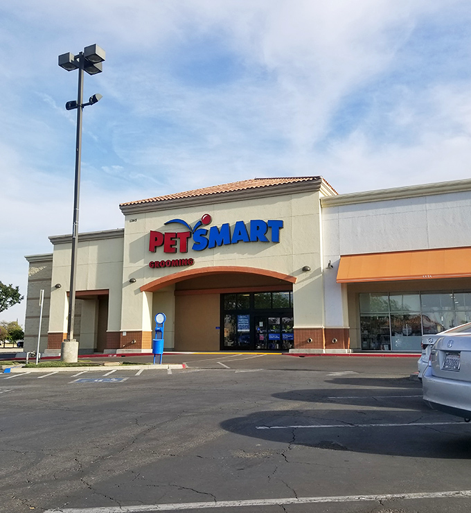 Pet parents find familiar comforts at this PetSmart, where four-legged family members receive Central Valley hospitality just like their humans.