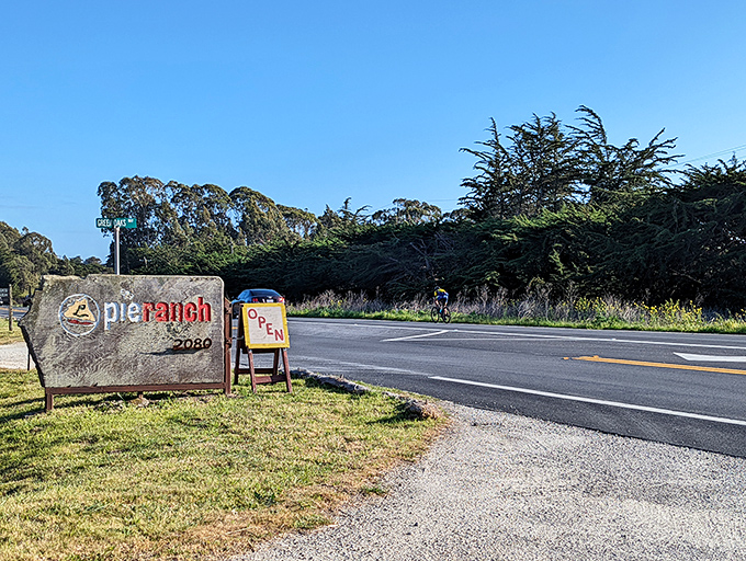 Pie Ranch welcomes visitors with rustic simplicity, proving that sometimes the best attractions don't need neon signs or marketing departments.