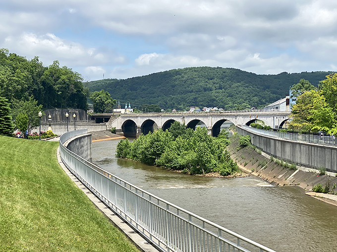 The Stone Bridge spans more than just water&mdash;it connects Johnstown's resilient past to its hopeful future. Engineering that's both functional and photogenic deserves our respect.