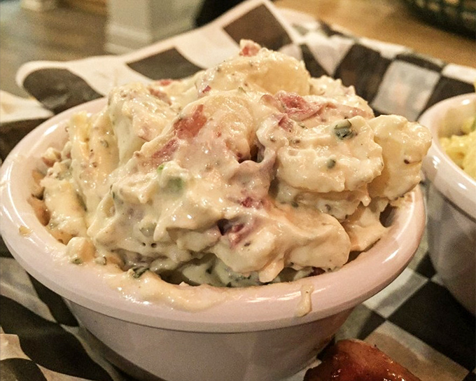 Potato salad that your grandmother would approve of&mdash;and then secretly ask for the recipe. The perfect cool counterpoint to hot BBQ.