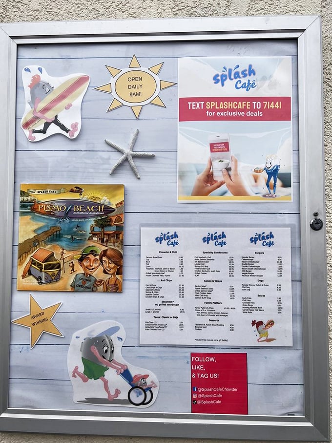 Even the promotional board gets straight to the point &ndash; text for deals, no small print shenanigans.