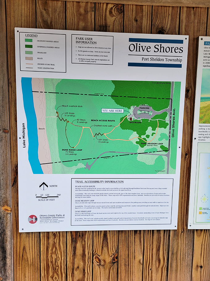 The treasure map to Michigan's coastal paradise, where X marks the spot for your next "how-is-this-not-crowded" beach adventure.