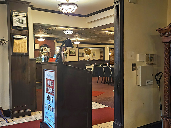 The entrance that separates the ordinary world from the extraordinary experience awaiting inside. Step through and leave your diet at the door.