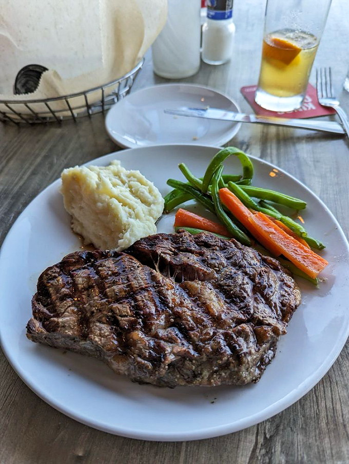 This steak didn't just meet expectations&mdash;it exceeded them, proving seafood restaurants can nail a ribeye when they put their minds to it.