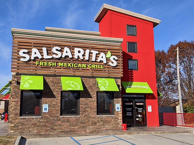 Salsarita's bold colors match its flavor profile &ndash; proving Evansville's food scene extends well beyond meat and potatoes.