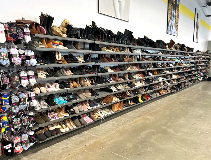Sole searching takes on new meaning in this footwear wonderland of endless walking possibilities.