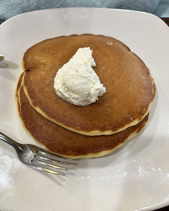 These pancakes aren't just golden brown&mdash;they're the color of childhood Saturday mornings and the taste of "no rush, we've got nowhere to be."