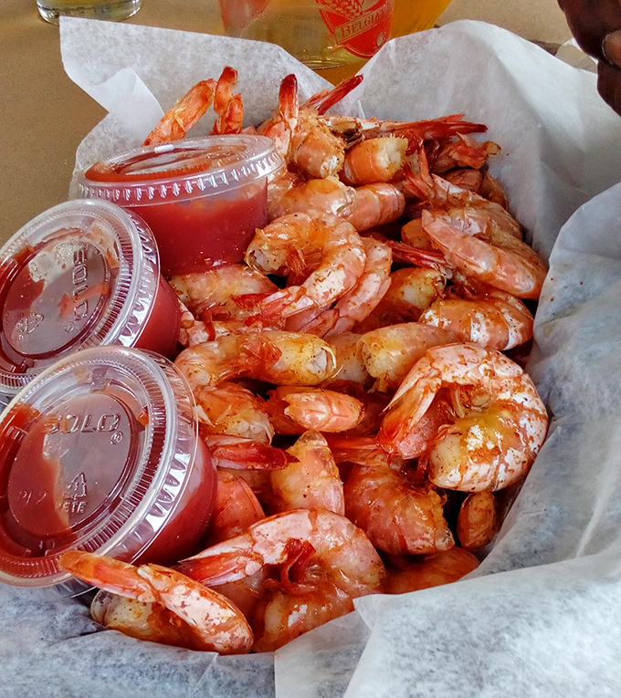 Peel-and-eat shrimp that demand a hands-on approach to dining&mdash;where cocktail sauce stands ready for each sweet, tender morsel.