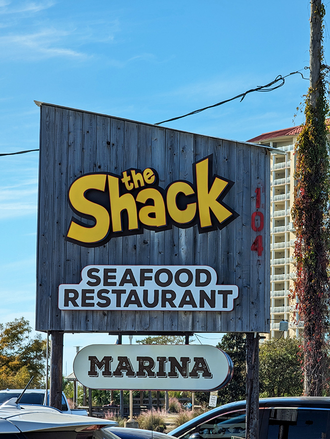 The sign doesn't lie&mdash;this truly is "The Shack." No pretentious names needed when your seafood speaks this eloquently.
